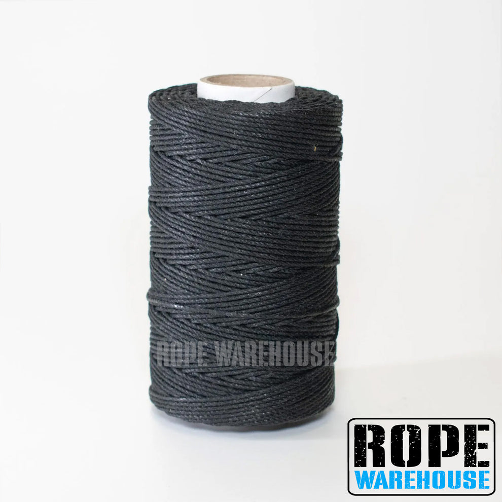 1MM X 120MTR POLYESTER TARRED MARLINE – ROPE WAREHOUSE