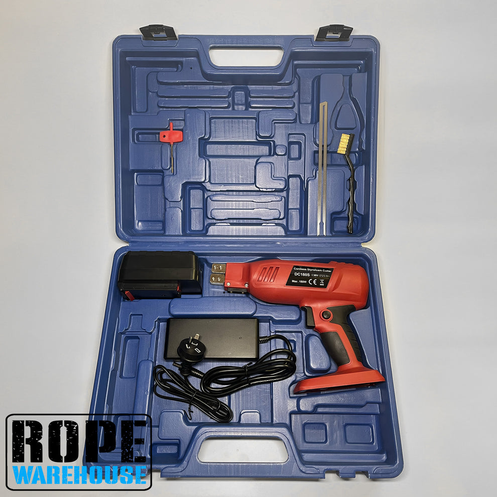 CORDLESS HOT KNIFE STYROFOAM/POLYSTYRENE CUTTER – ROPE WAREHOUSE